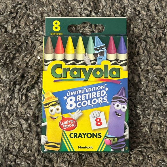 Crayola | Office | Crayola Limited Edition Retired 8 Colors Crayons Set ...